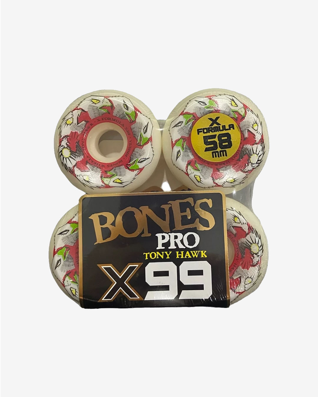 Rueda Bones X-Formula Pro Tony Hawk V5 de 58 mm | Mono Skateshop